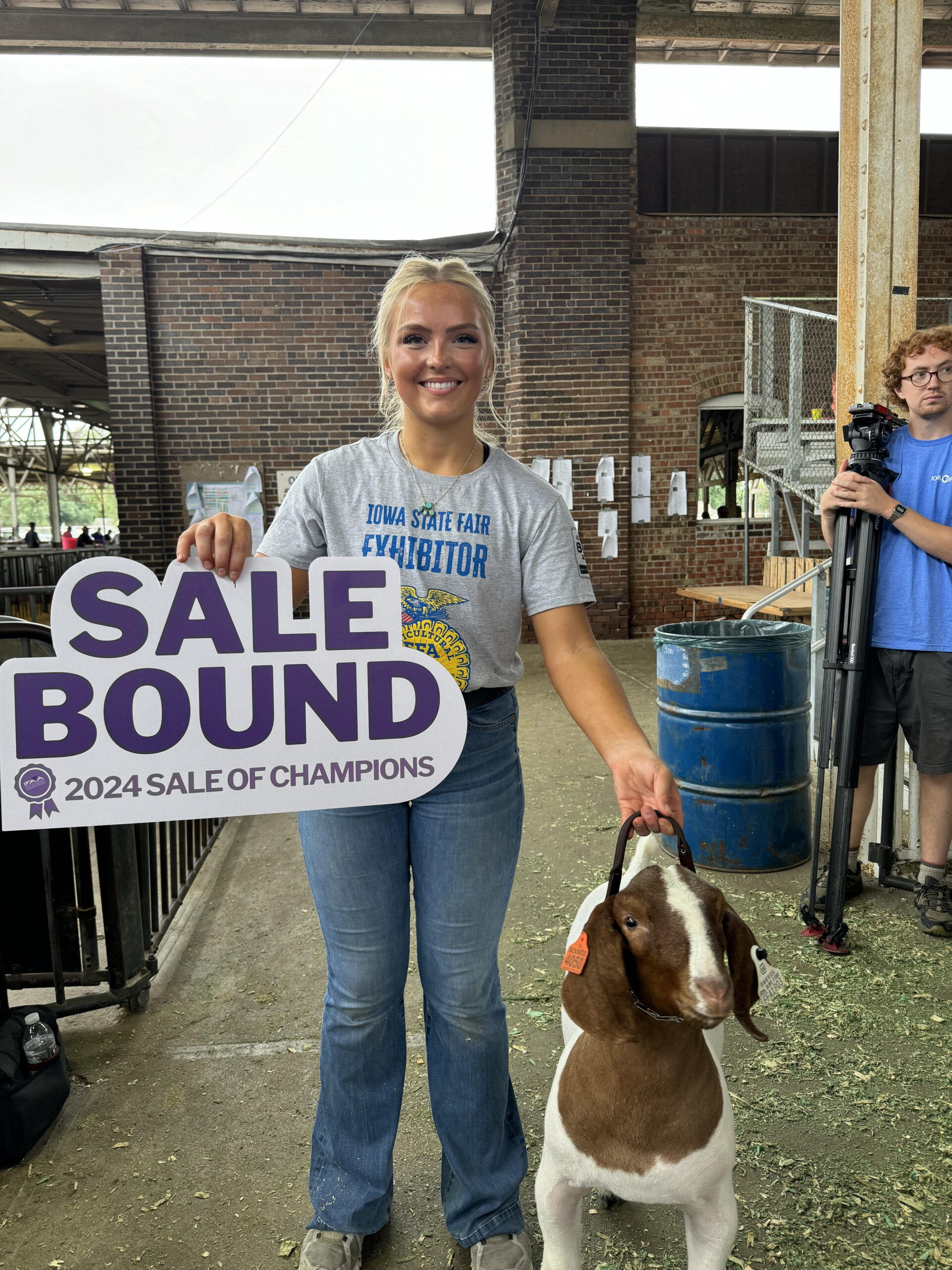 Kyra Struve: Grand Champion - FFA Meat Goat - Iowa Foundation for ...